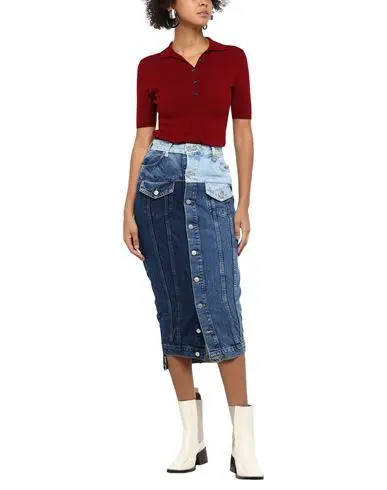 Red Valentino Denim Pencil Skirt
