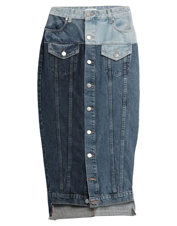 Red Valentino Denim Pencil Skirt