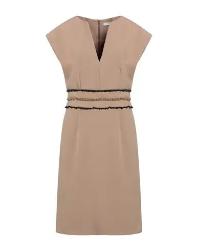 SIMONA CORSELLINI Mini Bodycon Dress - Beige