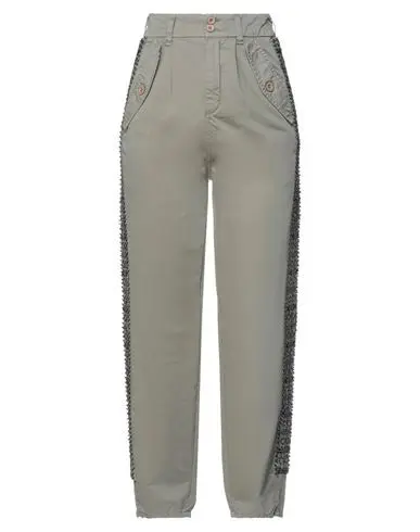 TWINSET Straight-leg Gabardine Pants - Green