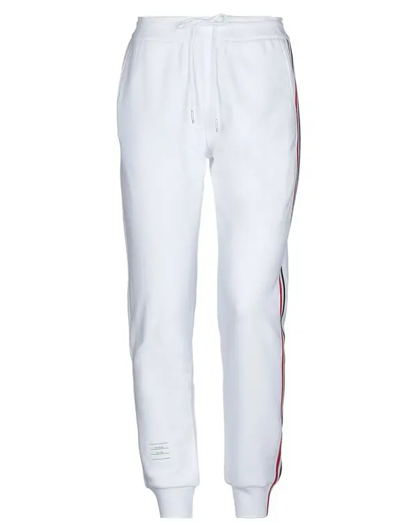 Thom Browne Track Pants With Logo - White