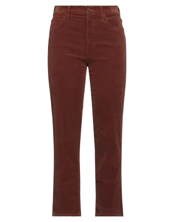 MOTHER Straight Leg Corduroy Pants