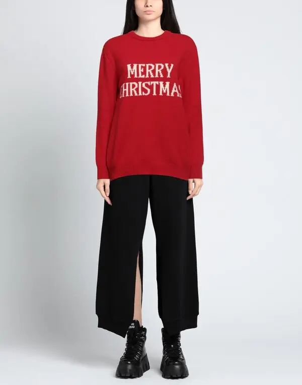 Alberta Ferretti Virgin Wool Cashmere Sweater