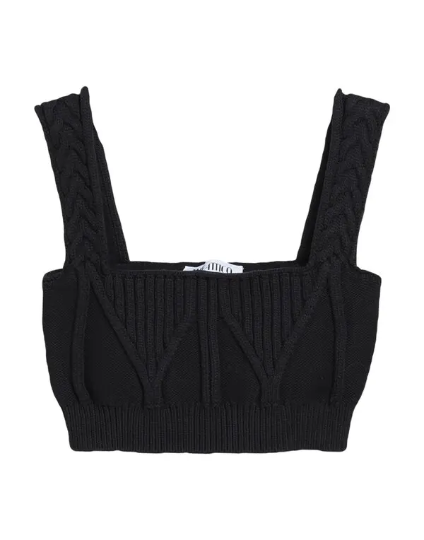 Attico Knitted Crop Top
