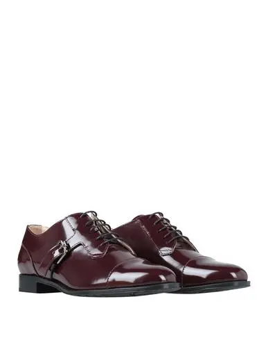TOD'S Lace-up Shoes Burgundy Size Soft Leather