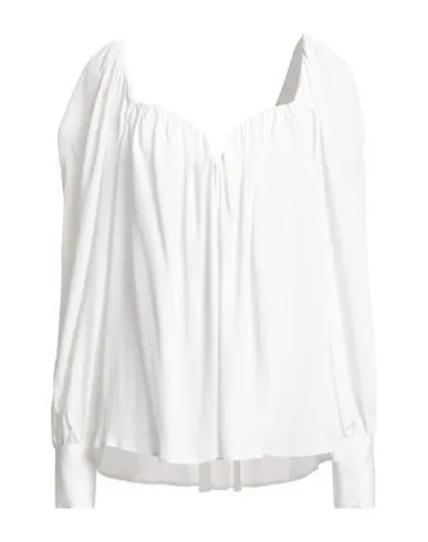 DONDUP Acetate And Silk Top - White