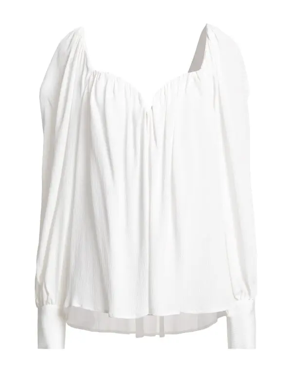 DONDUP Acetate And Silk Top - White