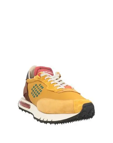 BEPOSITIVE Soft Leather And Textile Fiber Sneakers