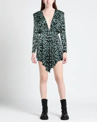 Alexandre Vauthier Asymmetric Silk Mini Dress