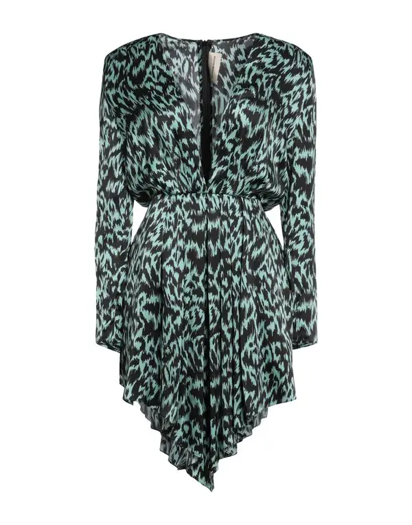 Alexandre Vauthier Asymmetric Silk Mini Dress