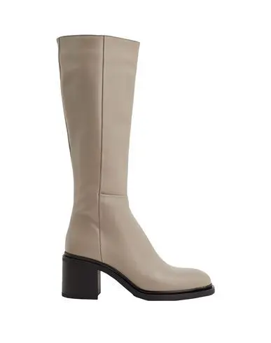 8 BY YOOX Light Calfskin Mid-heel Boots