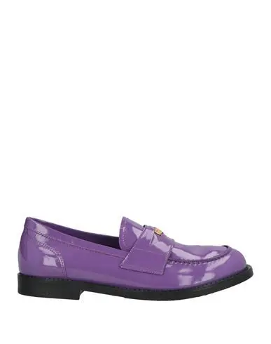 BALDININI Sky Leather Loafers - Purple