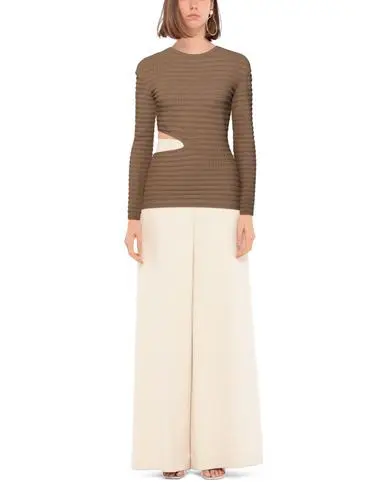 FRANKIE MORELLO Knit Viscose-blend Sweater - Beige