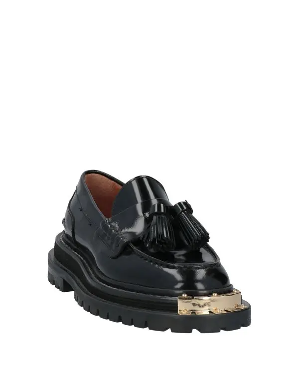 Sandro Leather Loafers With Tassels