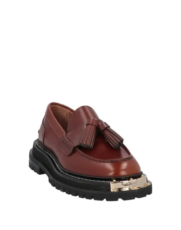 Sandro Leather Loafers With Tassels