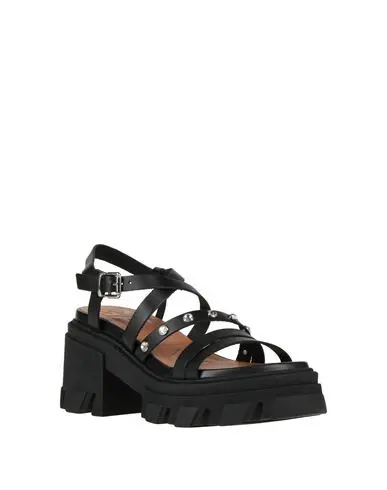GANNI Sandals Size Leather