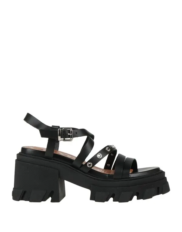 GANNI Sandals Size Leather
