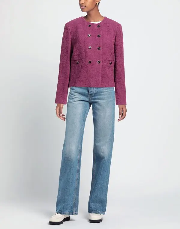 Pinko Bouclé Jacket - Magenta