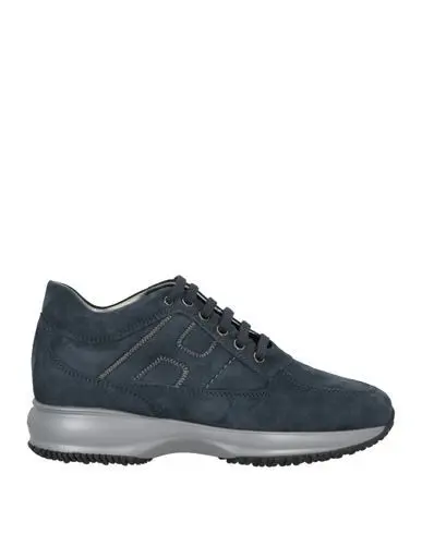 Hogan Suede Wedge Sneakers - Blue