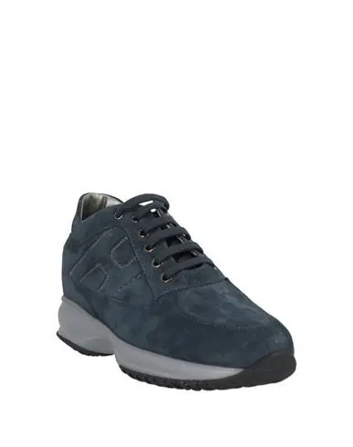 Hogan Suede Wedge Sneakers - Blue