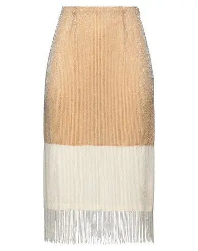 Elisabetta Franchi Pencil Midi Skirt - Beige