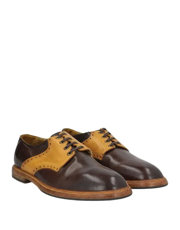 Dolce & Gabbana Two-tone Calfskin Derby Shoes