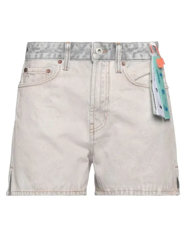 OFF-WHITE™ Denim Shorts - Light Grey