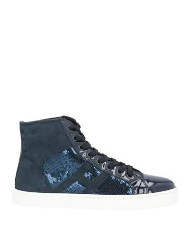 Hogan Rebel High-top Leather Sneakers - Navy