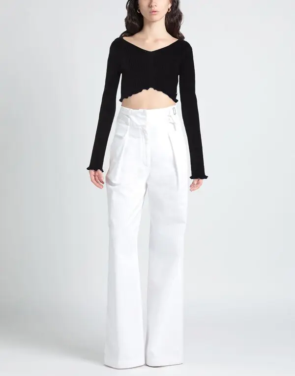 Jacquemus Ribbed Knit Cropped Sweater - Black