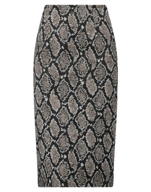 Moschino Animal Print Pencil Skirt