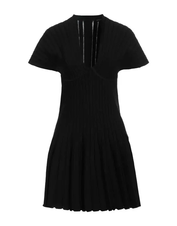 Balmain Mini Circle Dress - Black