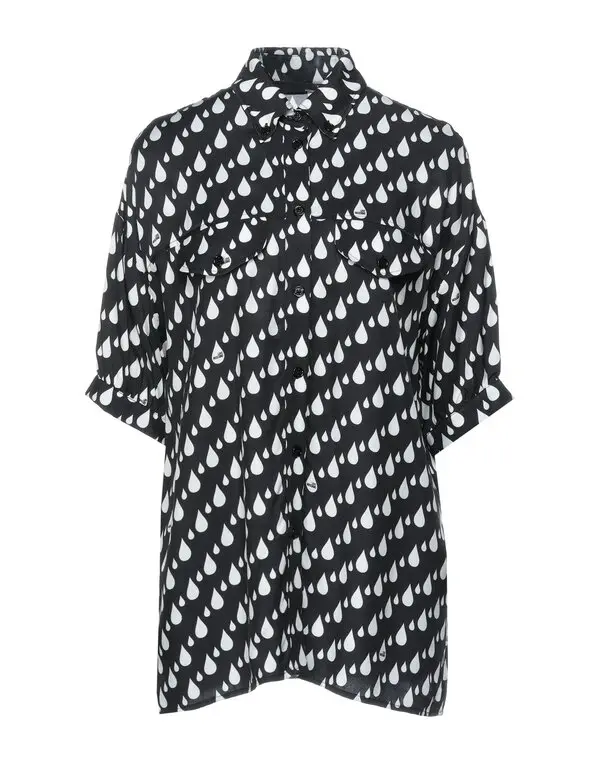 Moschino Printed Twill Shirt - Black