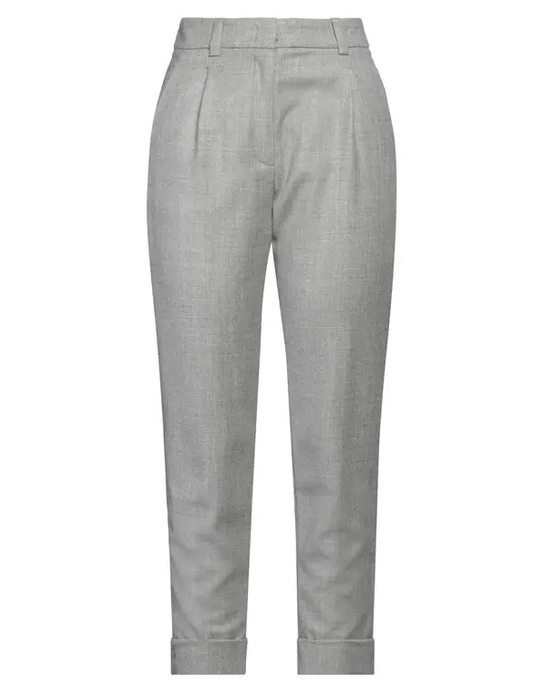 Peserico Light Virgin Wool, Polyamide, And Metal Fiber Pants