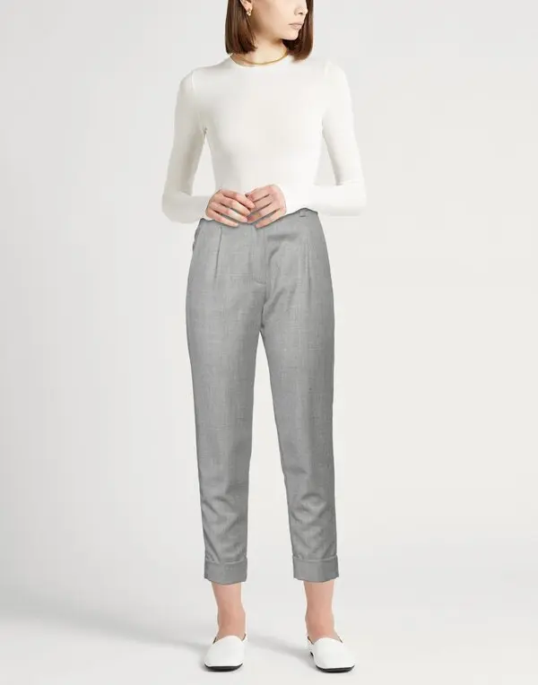 Peserico Light Virgin Wool, Polyamide, And Metal Fiber Pants
