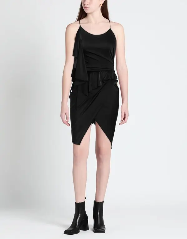 Alexandre Vauthier Viscose & Elastane Mini Dress - Black