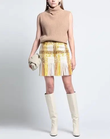 Elisabetta Franchi Mini Skirt - Yellow