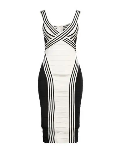 Elisabetta Franchi Midi Bodycon Knit Dress