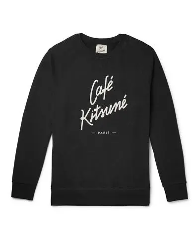 Maison Kitsuné Café Kitsuné Sweatshirt Size Cotton