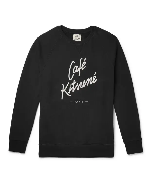 Maison Kitsuné Café Kitsuné Sweatshirt Size Cotton