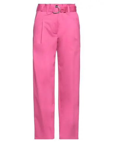 Philosophy Di Lorenzo Serafini Wool Blend Wide Leg Pants With Belt - Pink