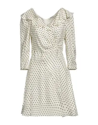 Sandro Mini Dress With Polka Dot Print