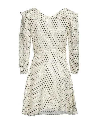 Sandro Mini Dress With Polka Dot Print