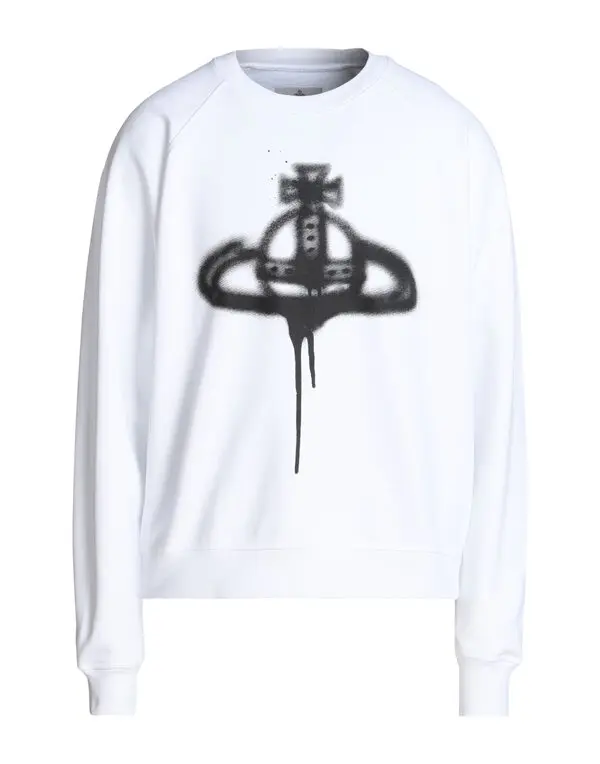 VIVIENNE WESTWOOD Sweatshirt Size Organic Cotton - White