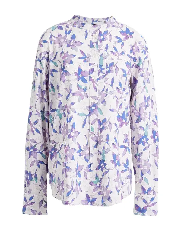 Isabel Marant Shirt In Viscose, Silk, And Elastane - White