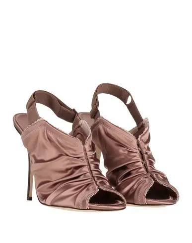 Dolce & Gabbana Satin Slingback Sandals