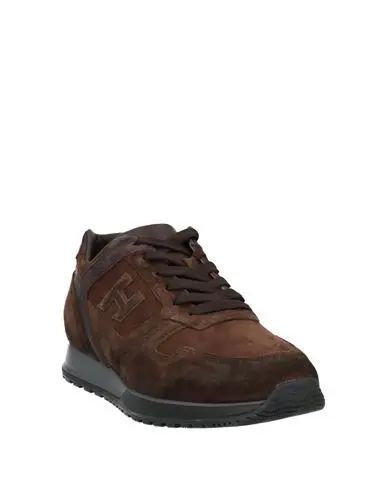 Hogan Leather Sneakers - Brown