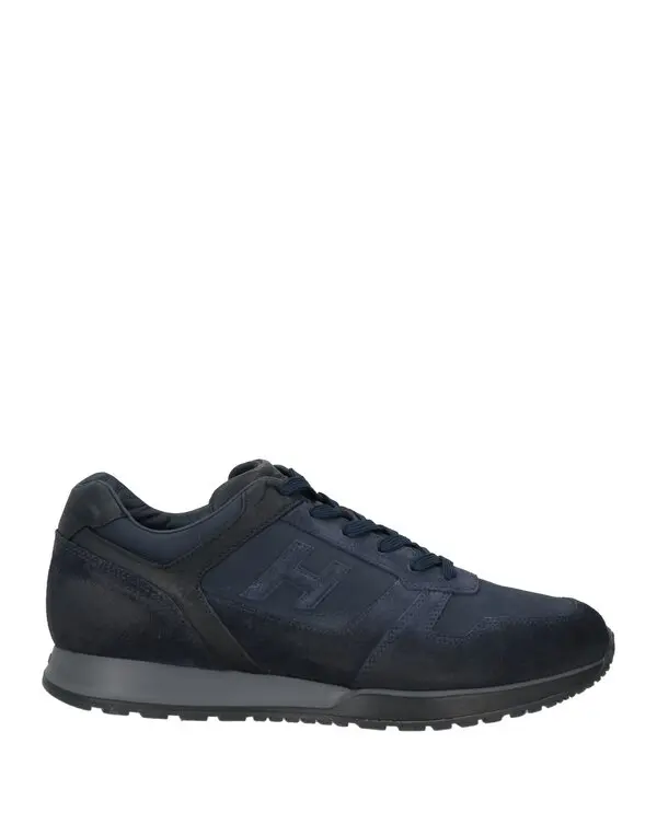 Hogan Leather Sneakers - Navy