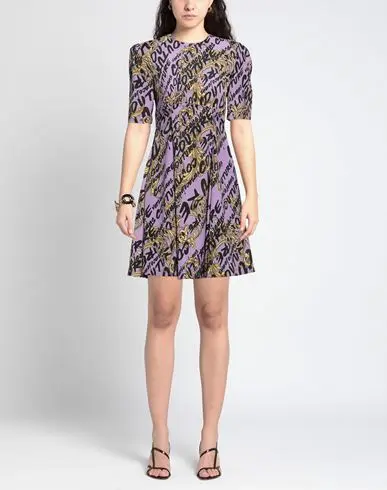 Versace Mini Dress - Purple