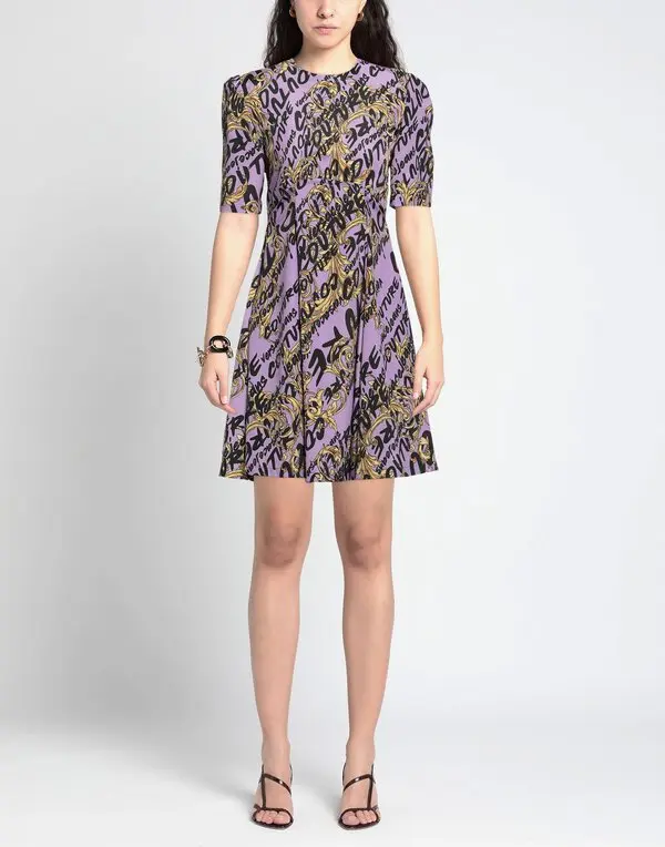 Versace Mini Dress - Purple