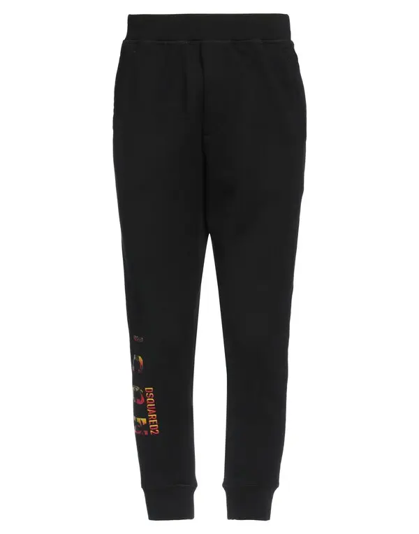 Dsquared2 Pants Size Cotton, Elastane - Black